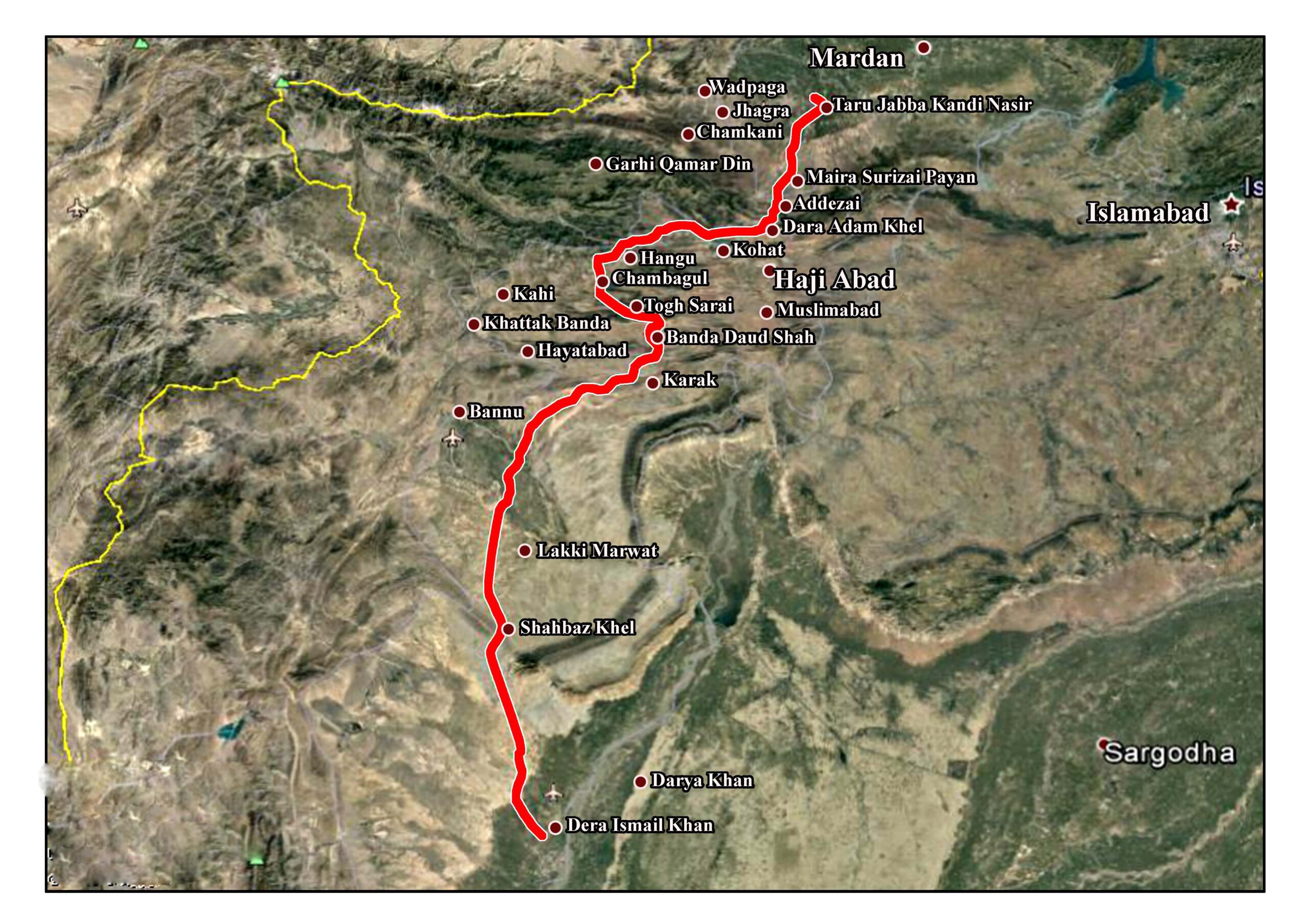 Peshawar To D.I. Khan Motorway 360km - GEOENGINEERS